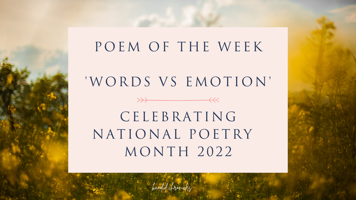 National Poetry Month: Poem of the Day